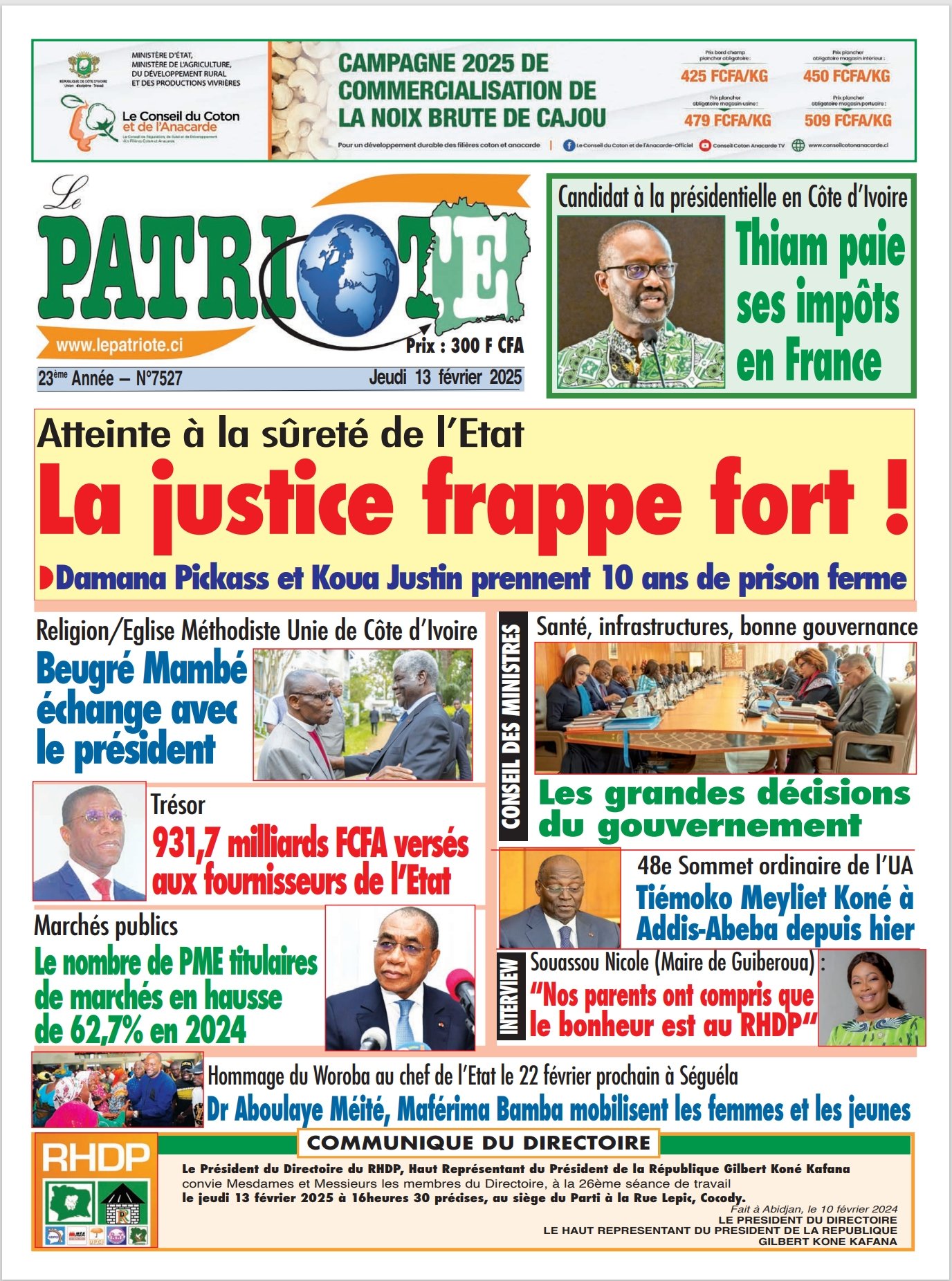 Africa CEO Forum 2025 : Le Président Ouattara ouvre la 12ème édition ce matin - LE PATRIOTE